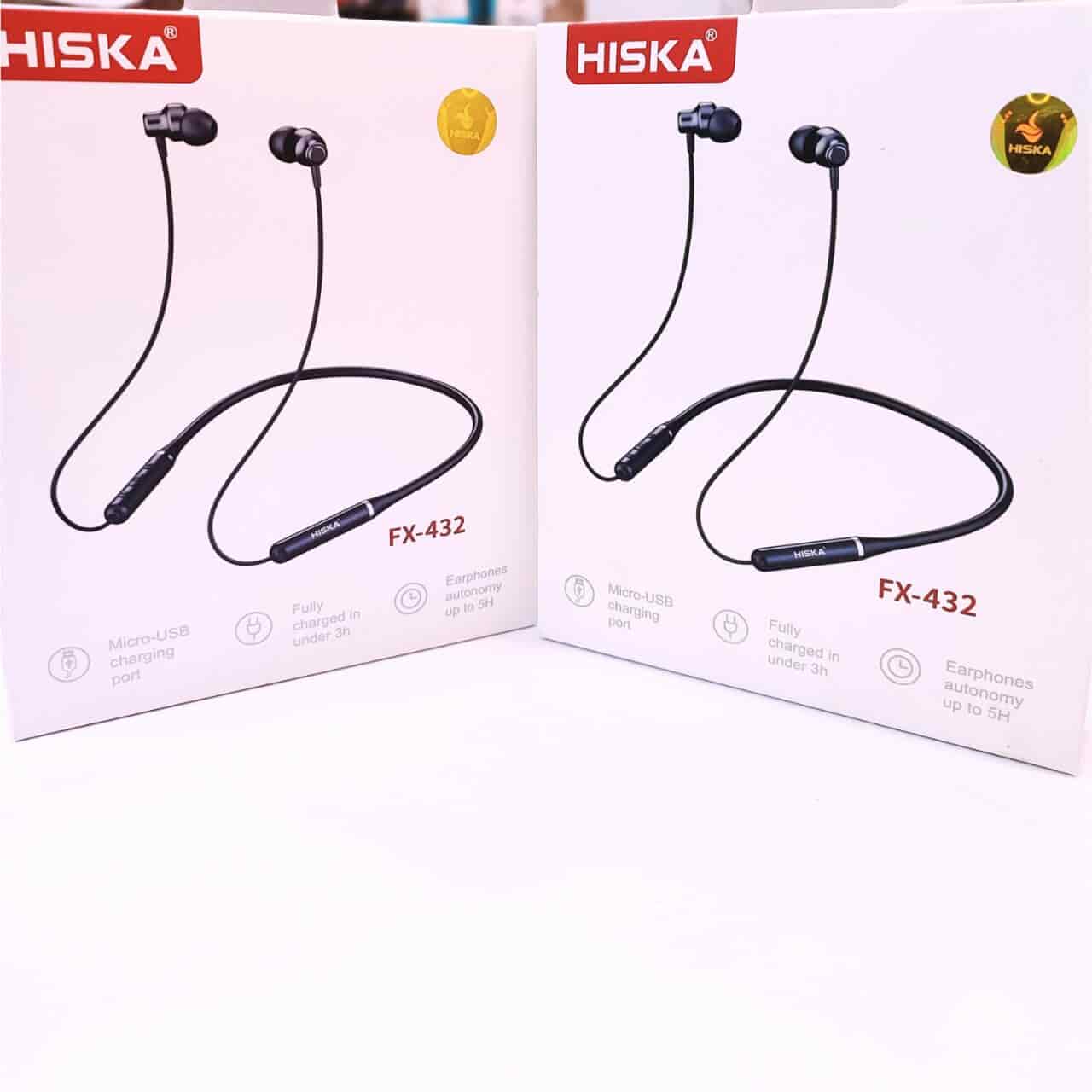 فروش و قیمت هندزفری بلوتوث گردنی جدید HISKAمدل FX-432 - فروشگاه اینترنتی رویال