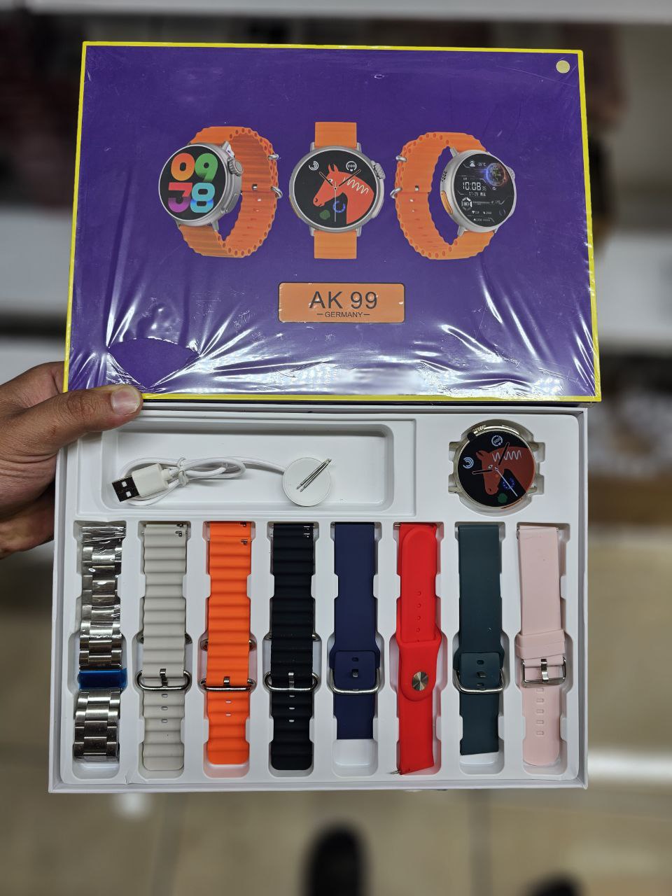 فروش و قیمت واچ صفحه گرد ساعت هوشمند watch AK99 - فروشگاه اینترنتی رویال